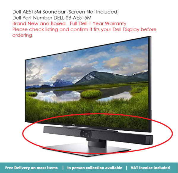 Dell Professional Soundbar AE515M – for monitor | Silicon Alley