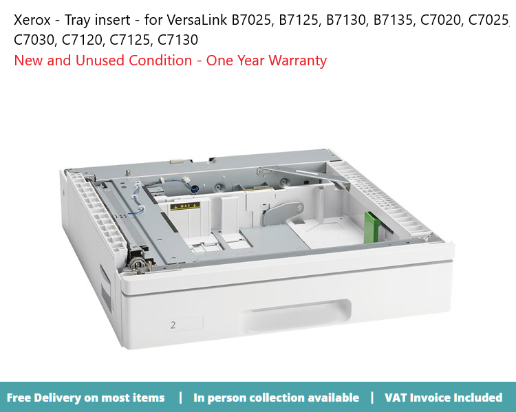 Xerox Tray insert for VersaLink B7025, B7125, B7130, B7135, C7020 ...